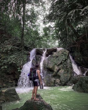 Indahnya Air Terjun Bukit Biru, Tempat Yang Cocok Untuk Berkemah Dengan ...